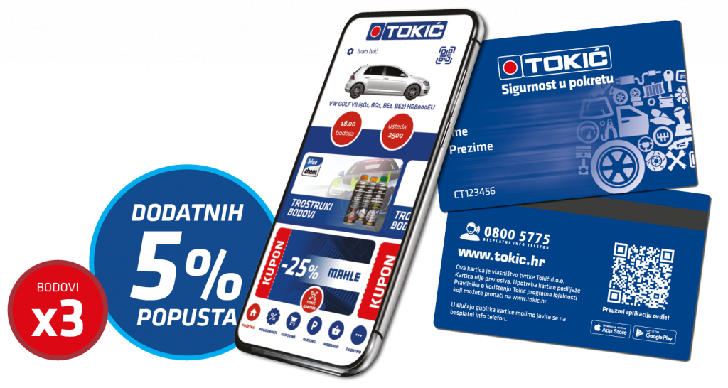 Nova Tokić aplikacija – kartica koja je tvoj digitalni suvozač! - tokic.hr